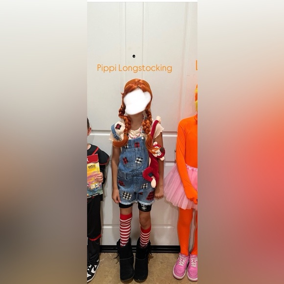 Cat & Jack | Costumes | Pippi Longstocking Costume Girls Denim ...